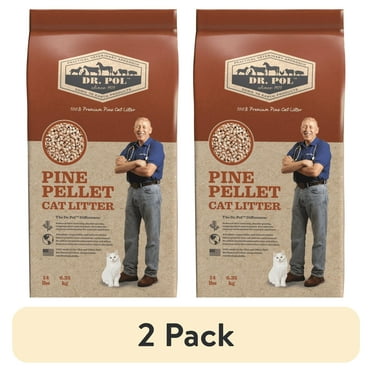 Dr. Pol Pine Pellet Cat Litter - 40lb Bag - Walmart.com