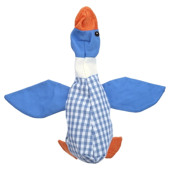 Dr. Pol Plush Squawking Plaid Duck, Blue - Walmart.com