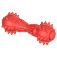 Dr. Pol TPR Spiked Squeak Bone- Red Dog Toy - Walmart.com