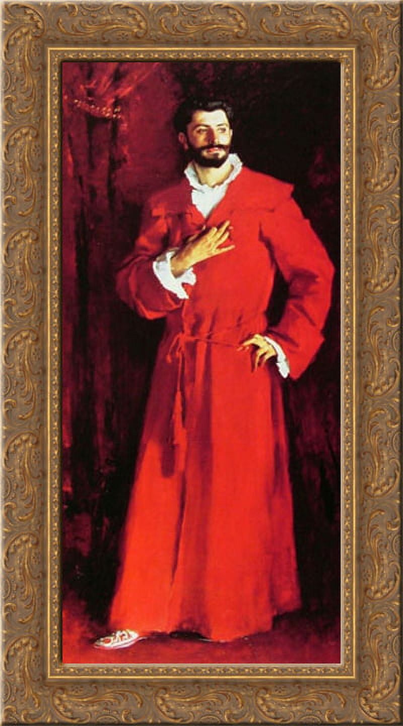 Dr Pozzi at Home 16x24 Gold Ornate Wood Framed Canvas Art by Sargent ...