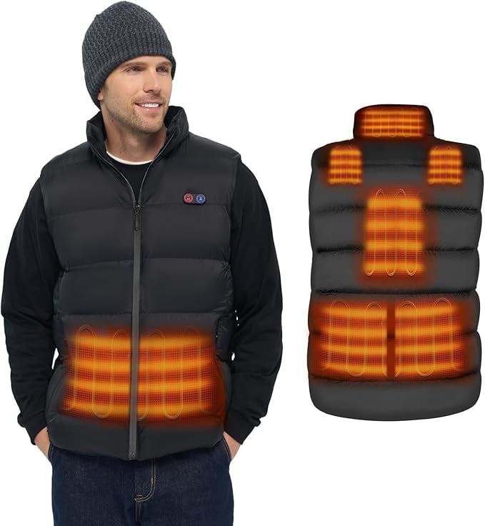 Dr.Prepare Unisex Heated Vest, Body Warmer Vest (Battery Not Include ...