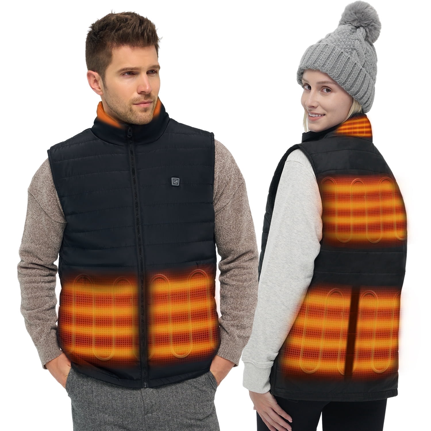 Dr.Prepare Unisex Heated Vest, Body Warmer Vest (Battery Not Include ...