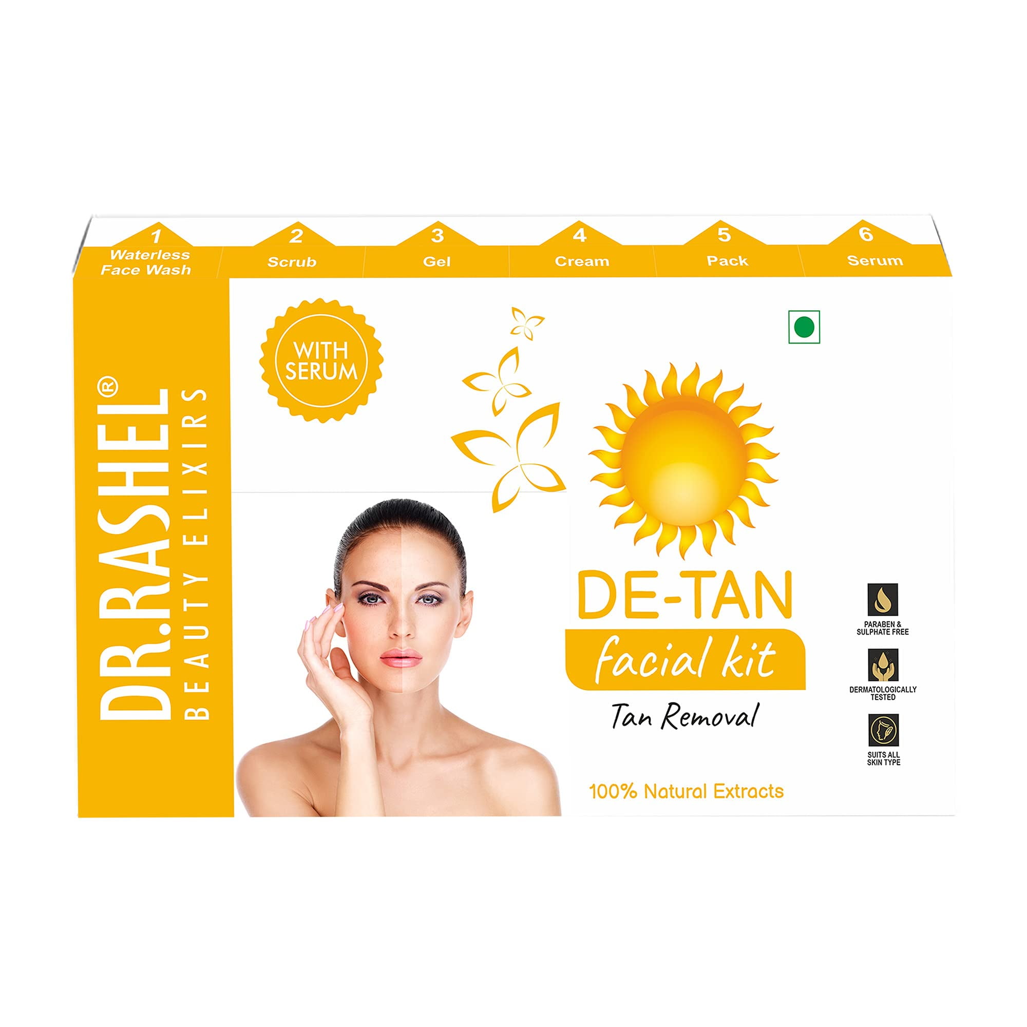 Dr.Rashel De - Tan Facial Facial Face Kit - Walmart.com