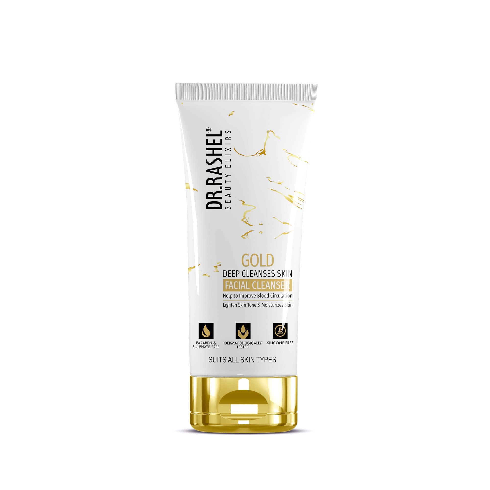 Dr. Rashel Gold Facial Cleanser Deep Cleanses Skin, Improve Blood ...
