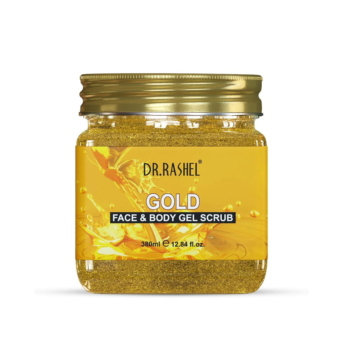 Dr.Rashel Gold Gel Face & Body Scrub For Men And Women (380 Ml) | All ...
