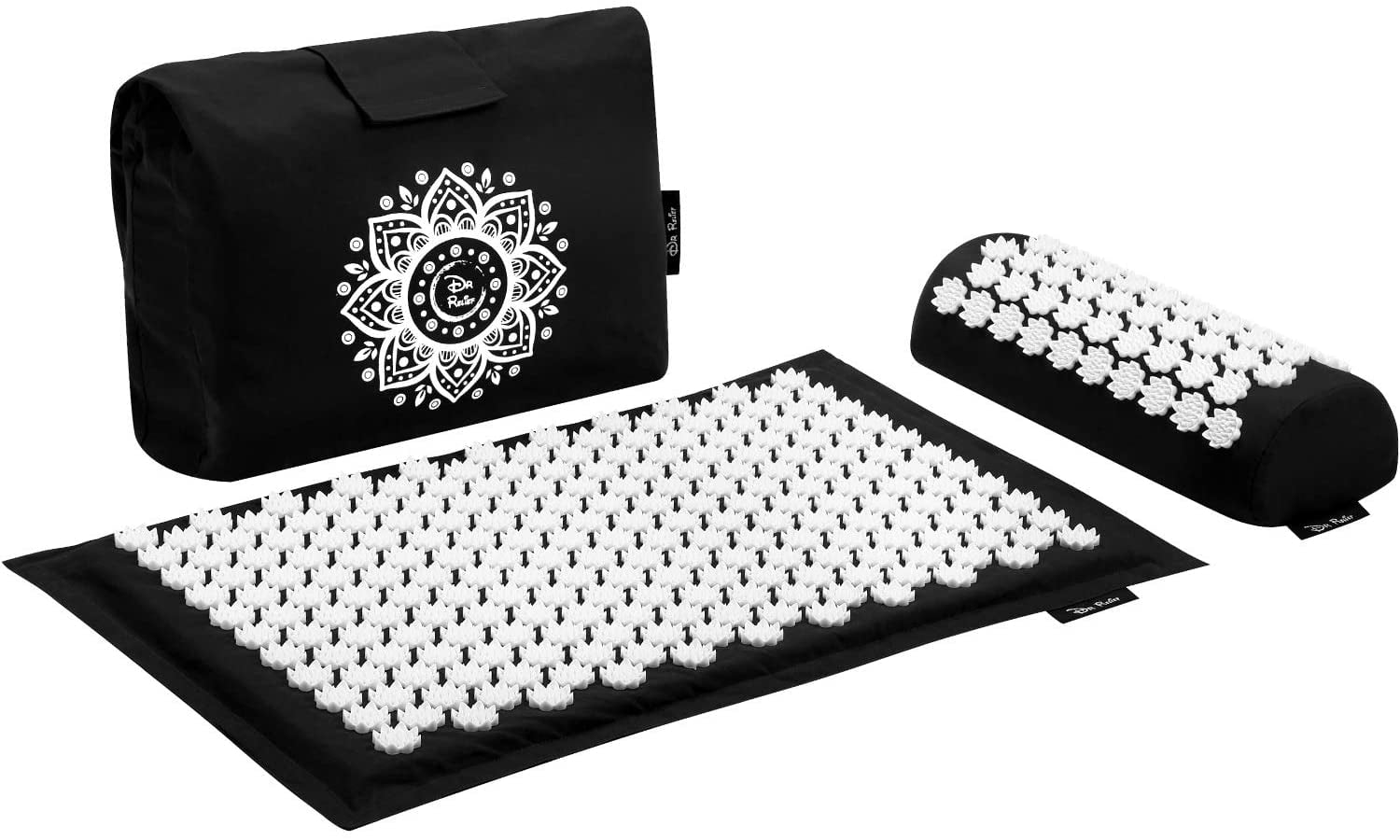 Dr Relief Acupressure Mat 28" x 17" - Shiatsu Set for Back, Neck ...