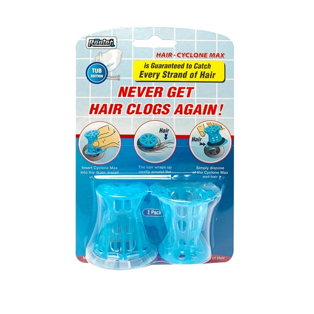 Dr. Rooter 6-Count Cyclone Max Hair Stopper Drain Stoppers - Walmart.com