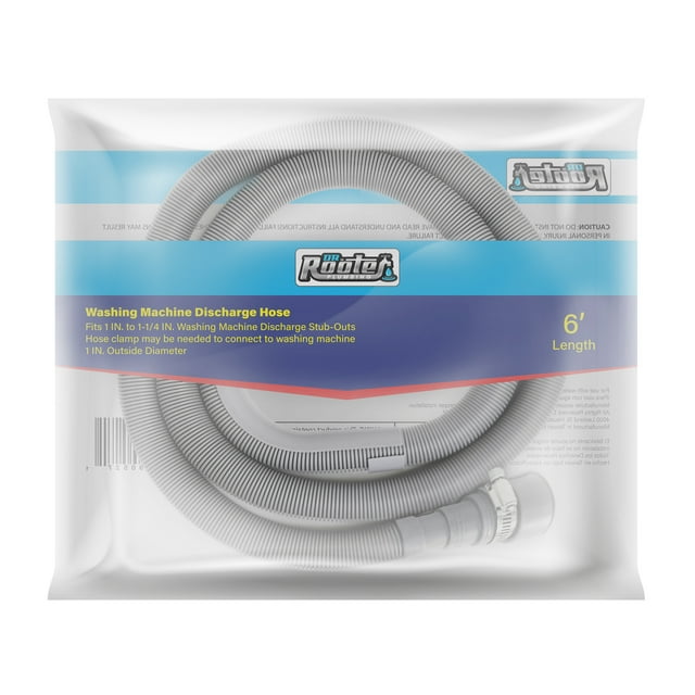 Dr. Rooter 6 ft, New Corrugated Plastic Discharge Hose for Washing ...