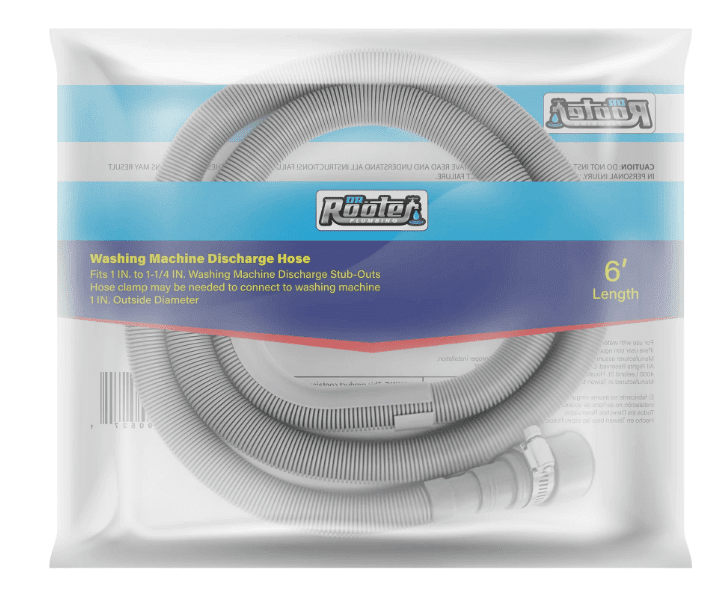 Dr. Rooter 6 ft, New Corrugated Plastic Discharge Hose for Washing ...
