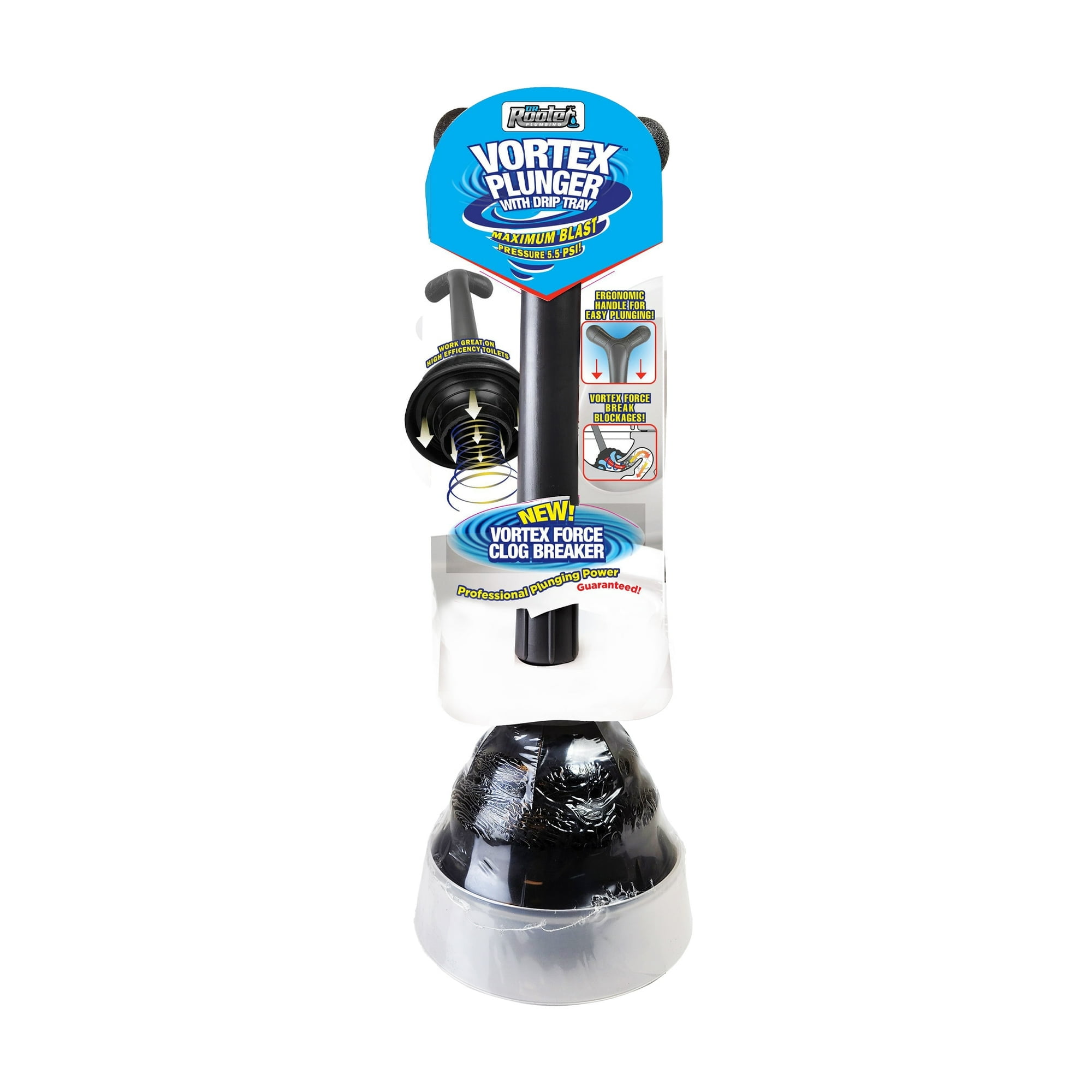 Dr. Rooter Vortex Toilet Plunger - Walmart.com