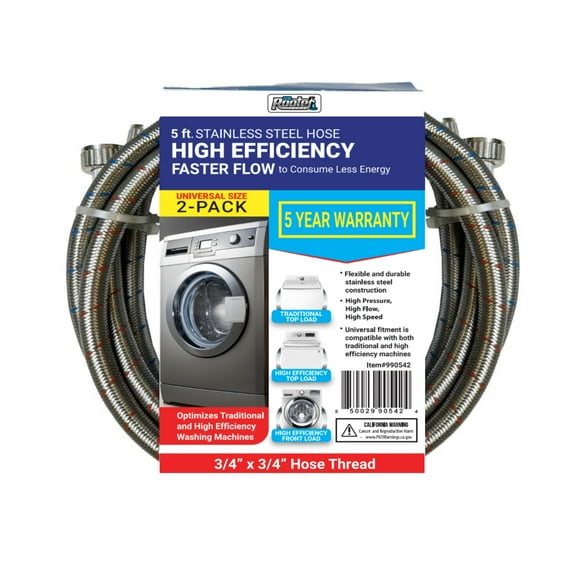 Dr. Rooters Efficiency Stainless Steel Hose - Faster Flow Rate ...