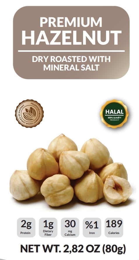 Dr.Rx Nuts Premium Salted Hazelnuts, Dry Roasted With Mineral Salt ...