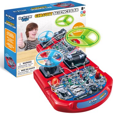 Dr. STEM Toys - V8 Model Engine Kit | 250+ Pieces | Sounds, Lights ...