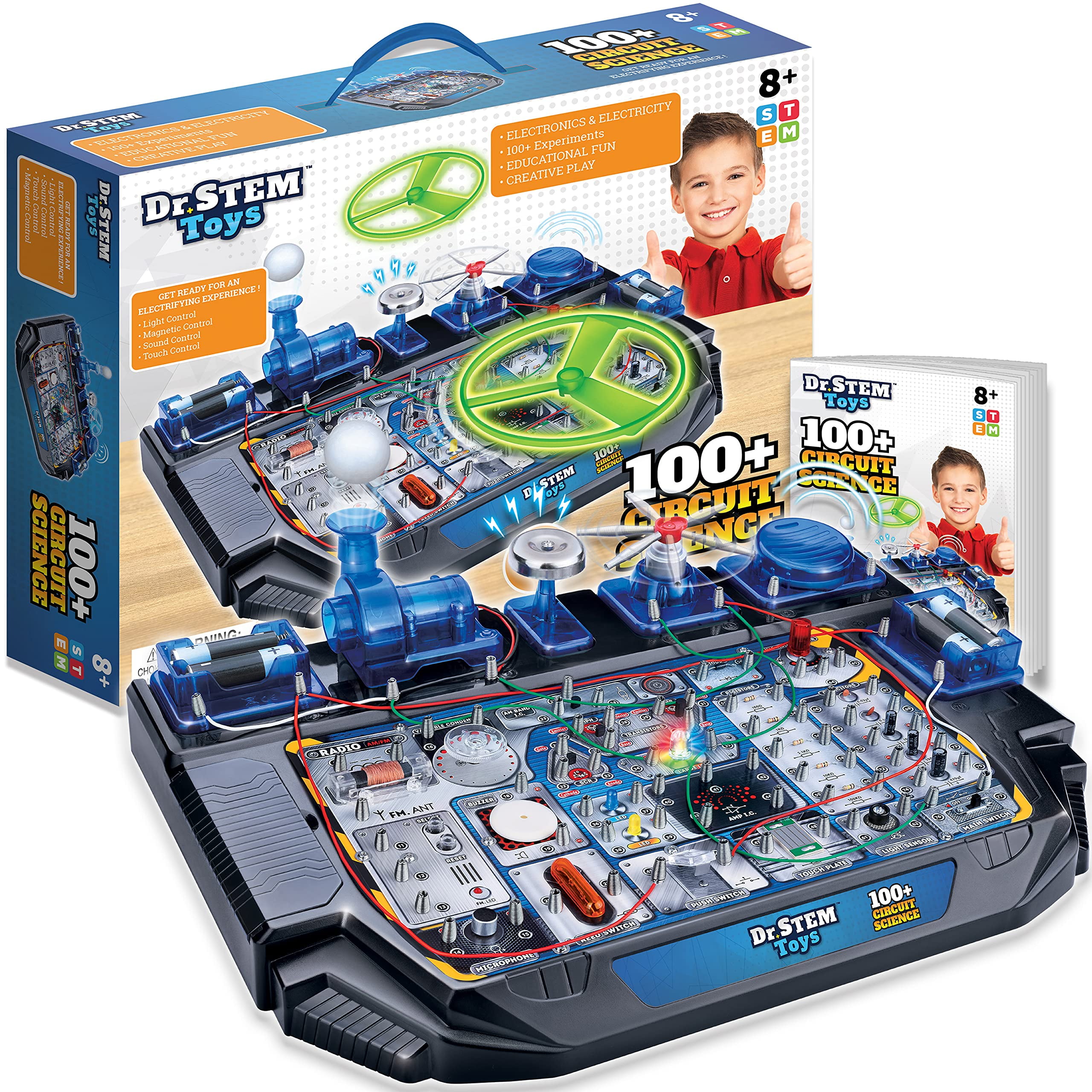 Dr. STEM Toys Circuit TSF6 Science Kit, Includes Over 100 Electrical ...