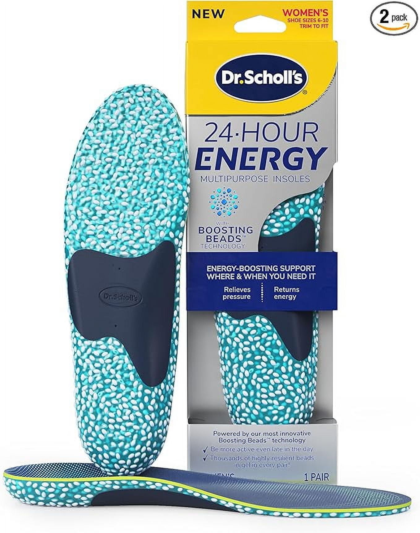Dr. Scholl's® 24-Hour Energy Multipurpose Insoles, Women Shoe Size 6-10 ...