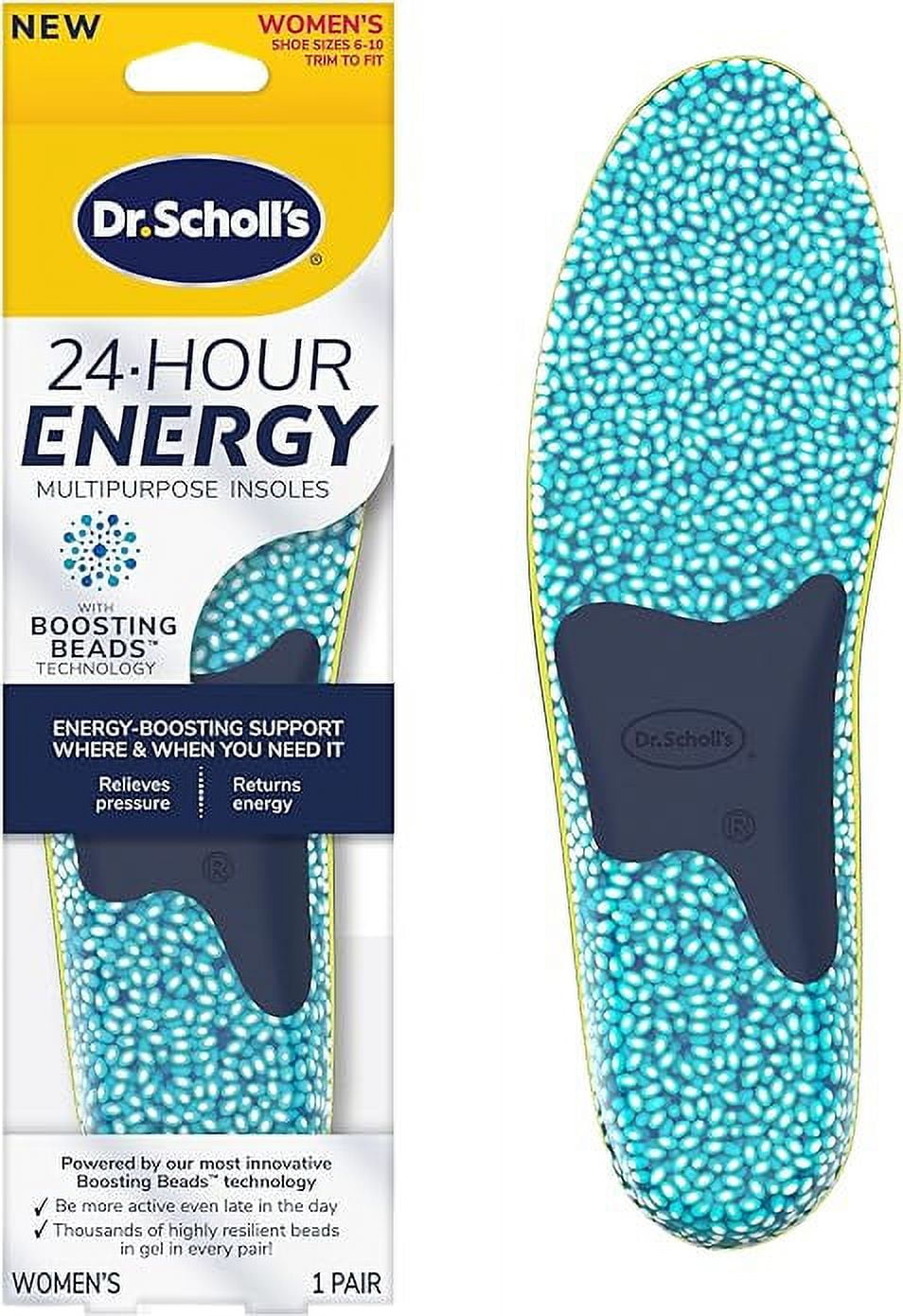 Dr. Scholl's® 24-Hour Energy Multipurpose Insoles, Women Shoe Size 6-10 ...
