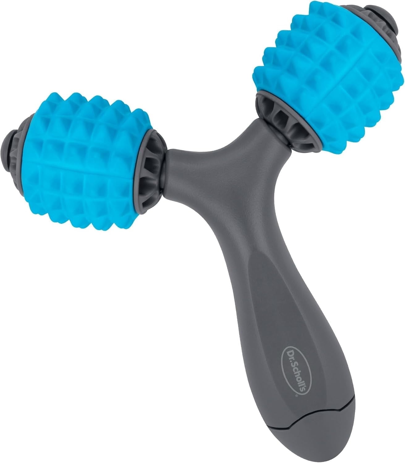 Dr. Scholl's Dual Body Massager with Soft Foam & Non-Slip Handle for ...