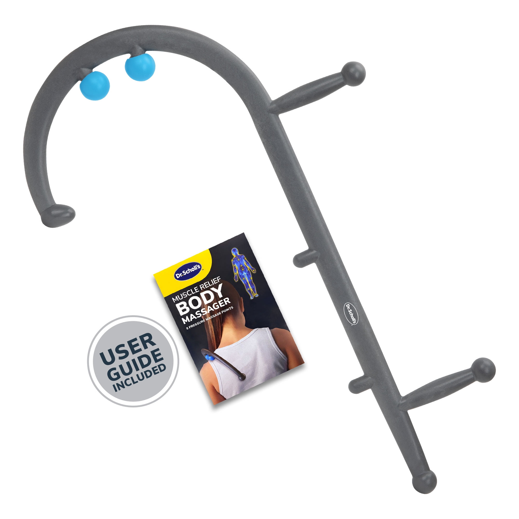 Dr. Scholl’s Body Massage Cane with 8 Pressure Massage Points, Massager ...
