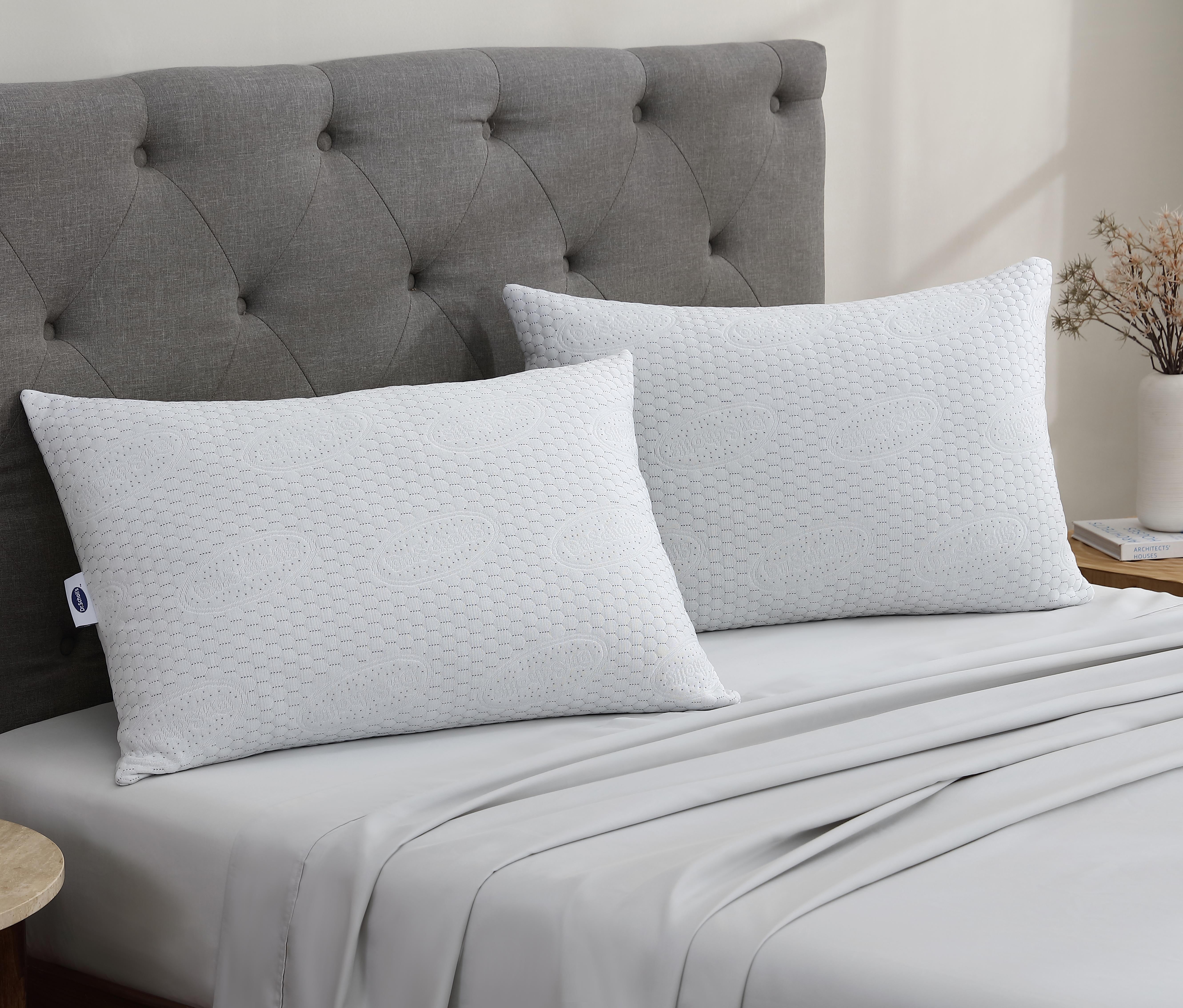 Dr. Scholl's CoolEase™ Cooling Memory Foam Pillow - Walmart.com