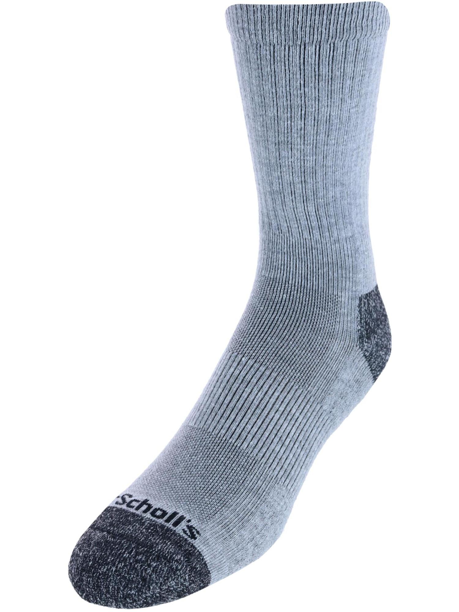 Dr. Scholl's Crew Compression Work Socks (2 Pair Pack) (Men) - Walmart ...