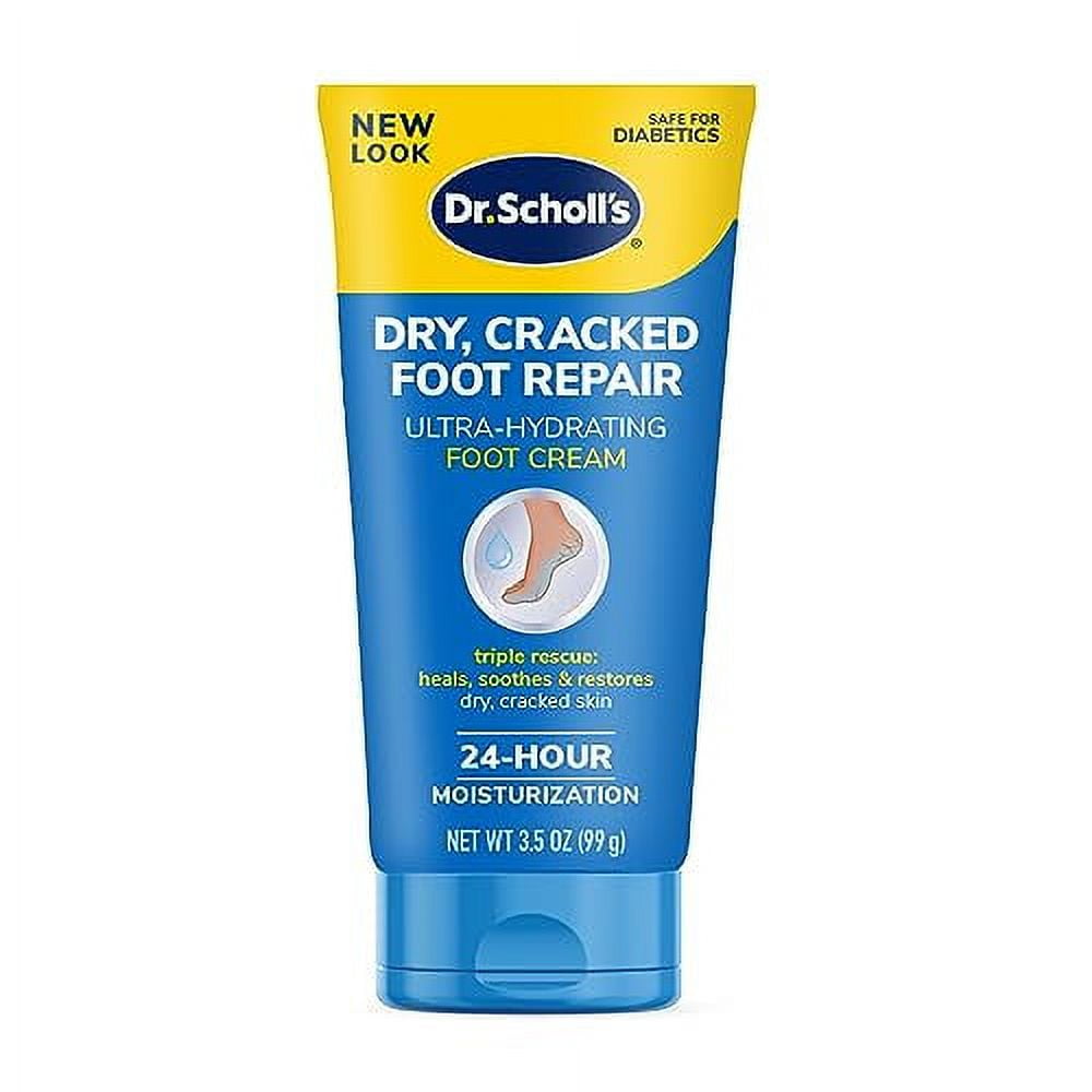 Dr Scholl's Dry, Cracked Foot Repair Ultra-Hydrating Foot Cream 3.5 oz ...
