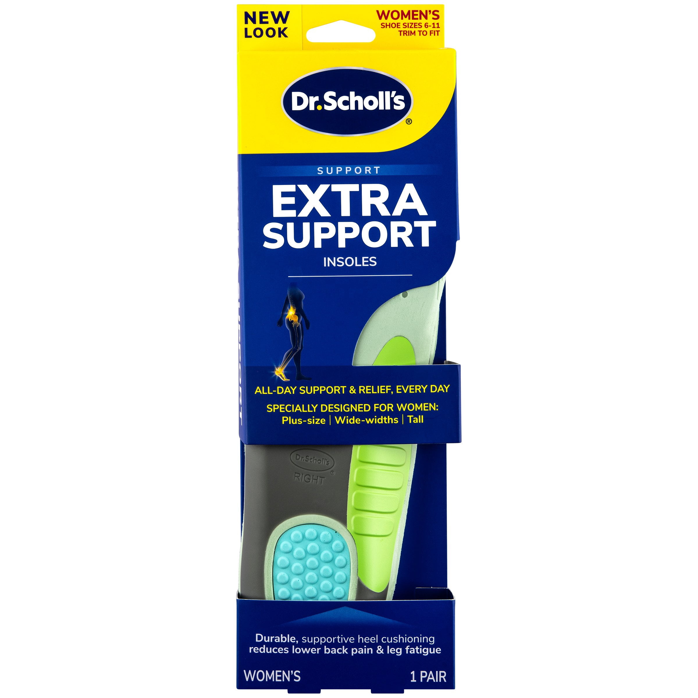 Dr. Scholl's Extra Support Insoles Women 6-11 - Each (Packaging May ...