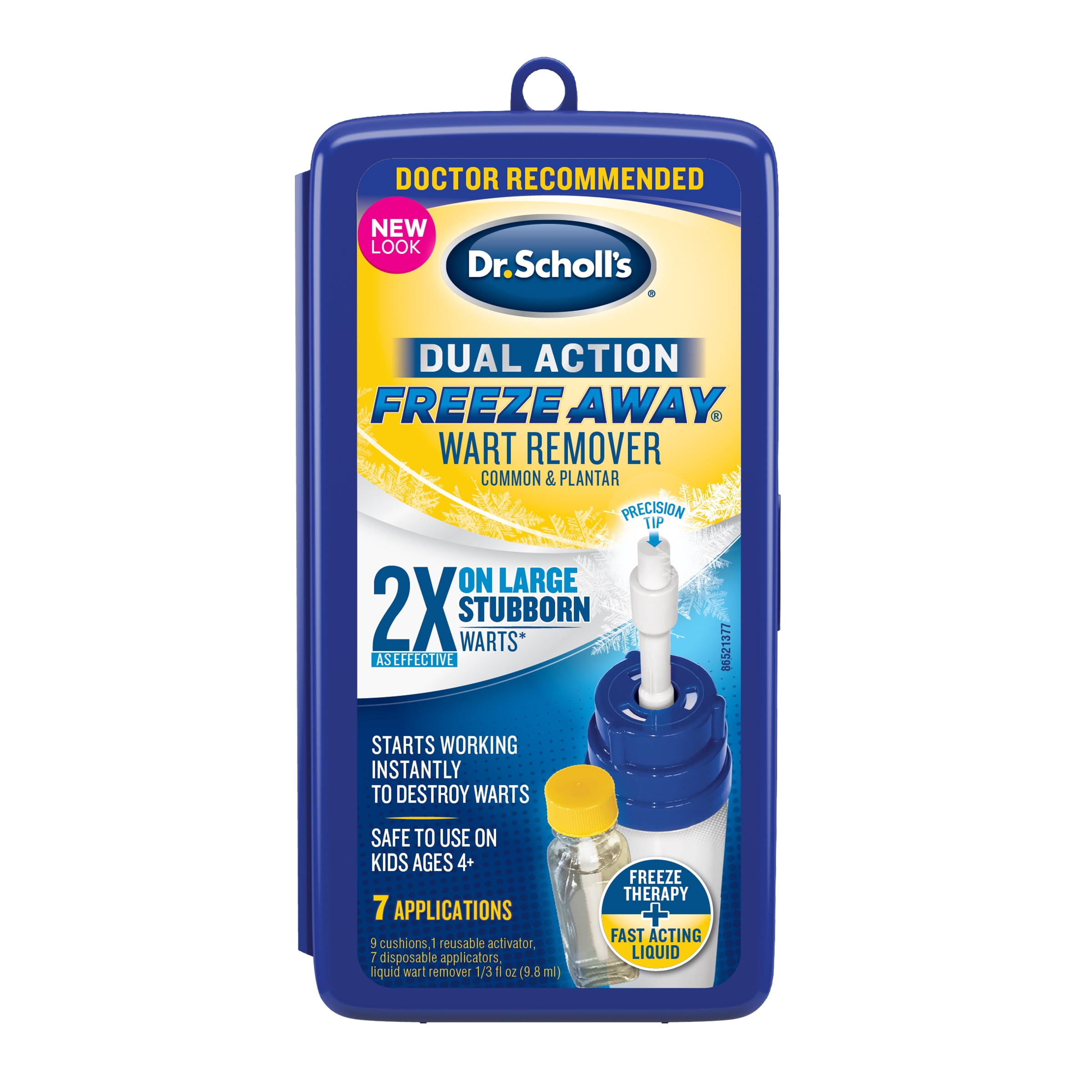 Dr. Scholl's Dual Action Freeze Away Wart Remover, Freeze Therapy ...