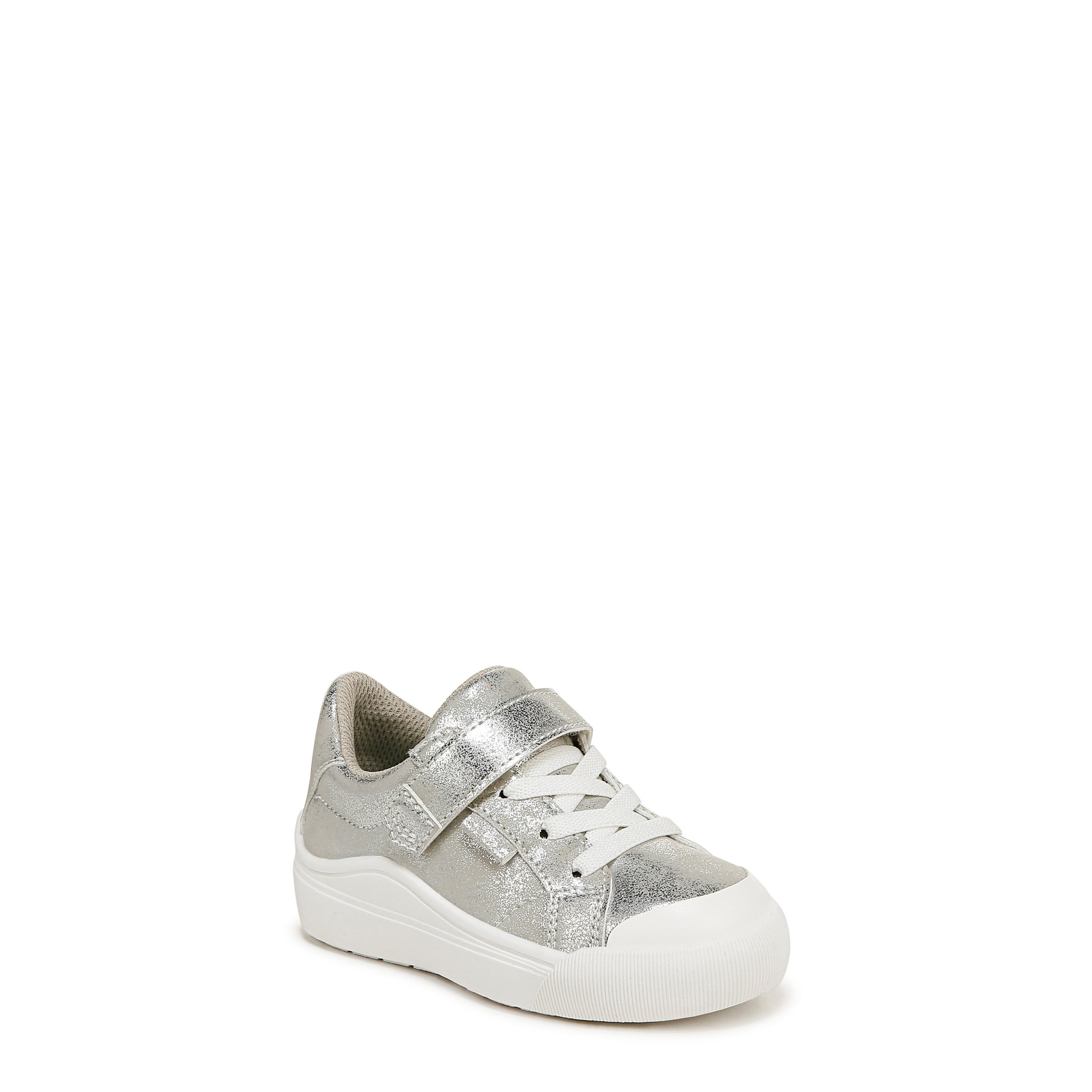 Dr. Scholl's Infant Girls Time Off Toddler Shoes Silver Smooth 5.5 M ...