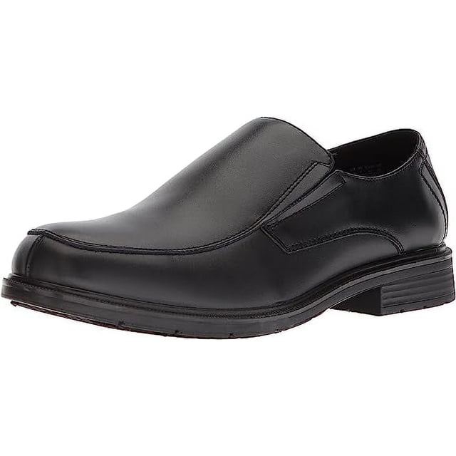Dr Scholl's Work Dress Shoes, Jeff Black Leather Slip-On Loafers ...