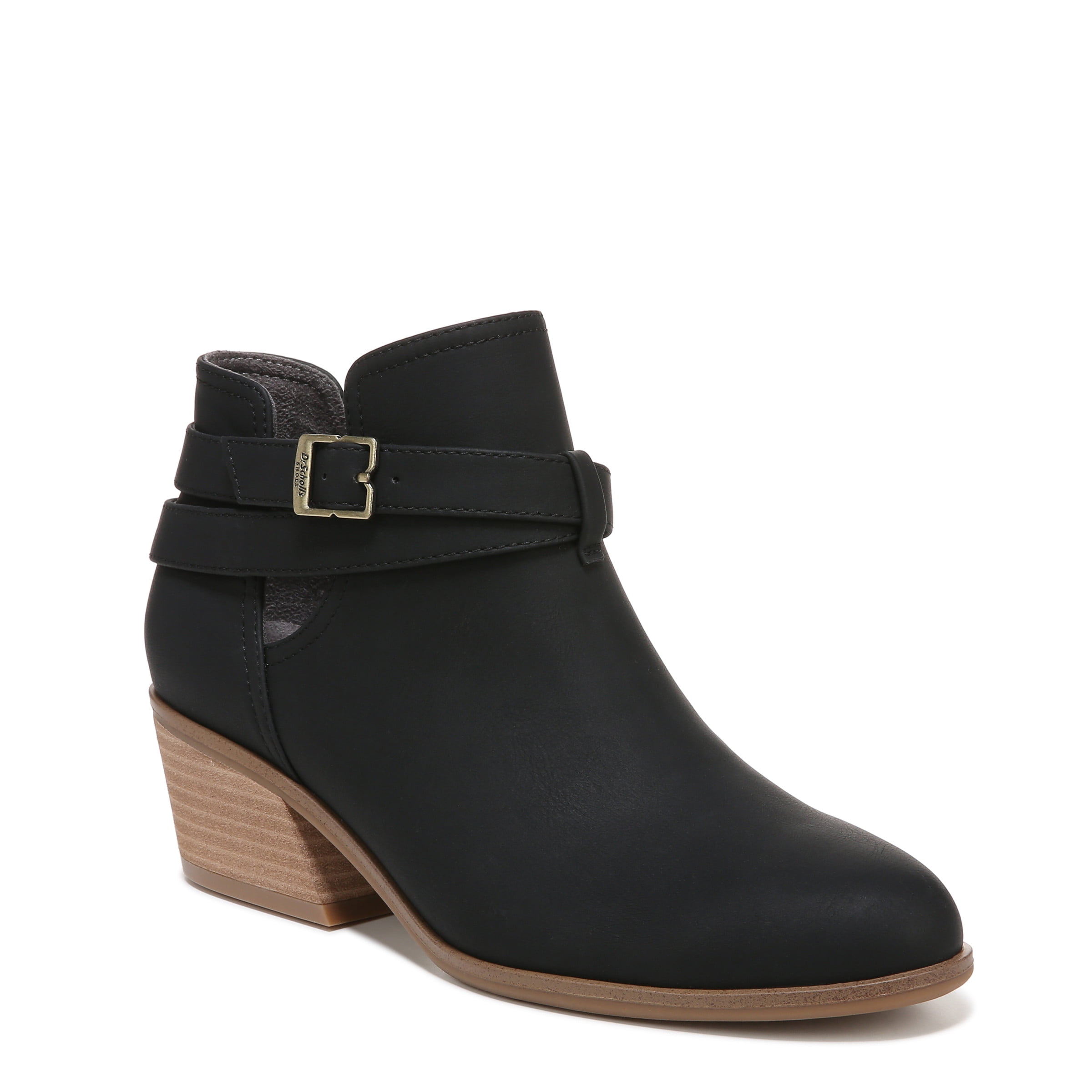 Dr. Scholl's Literally Women's Boots Black Smooth Size 9 M - Walmart.com