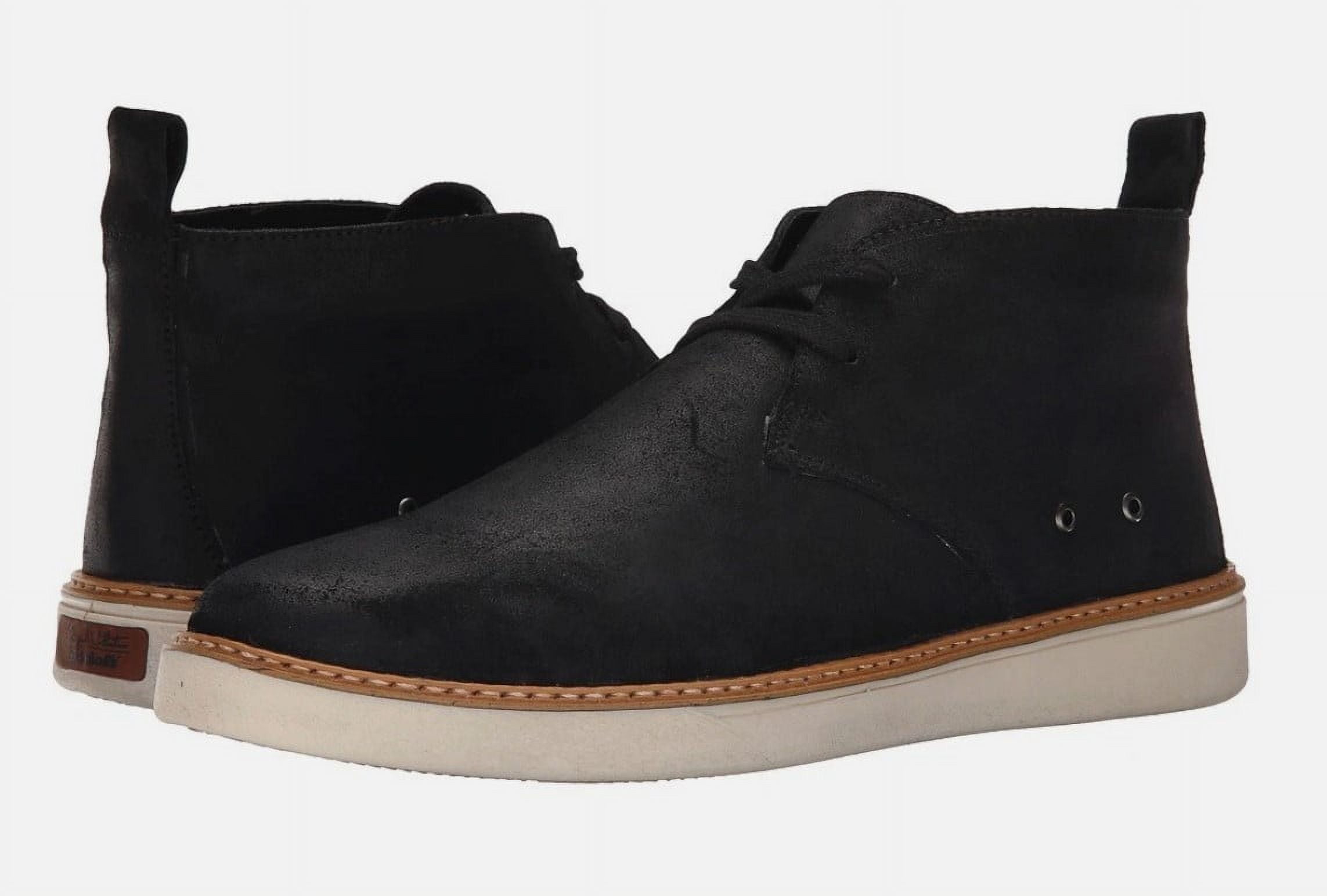 Dr. Scholl's Men's Tyson Chukka Leather Boot Shoes, Black, US Size 8.5M ...