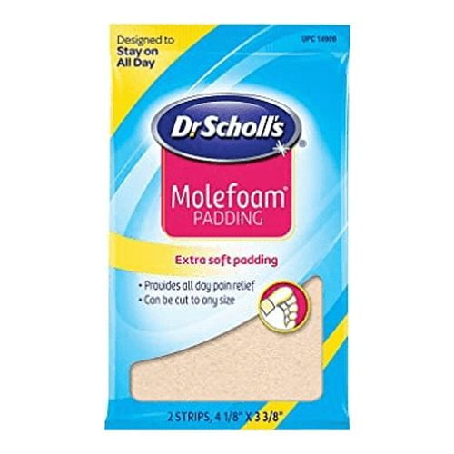 Dr Scholl's Molefoam Padding Extra Soft All Day Relief, 2 Strips ...