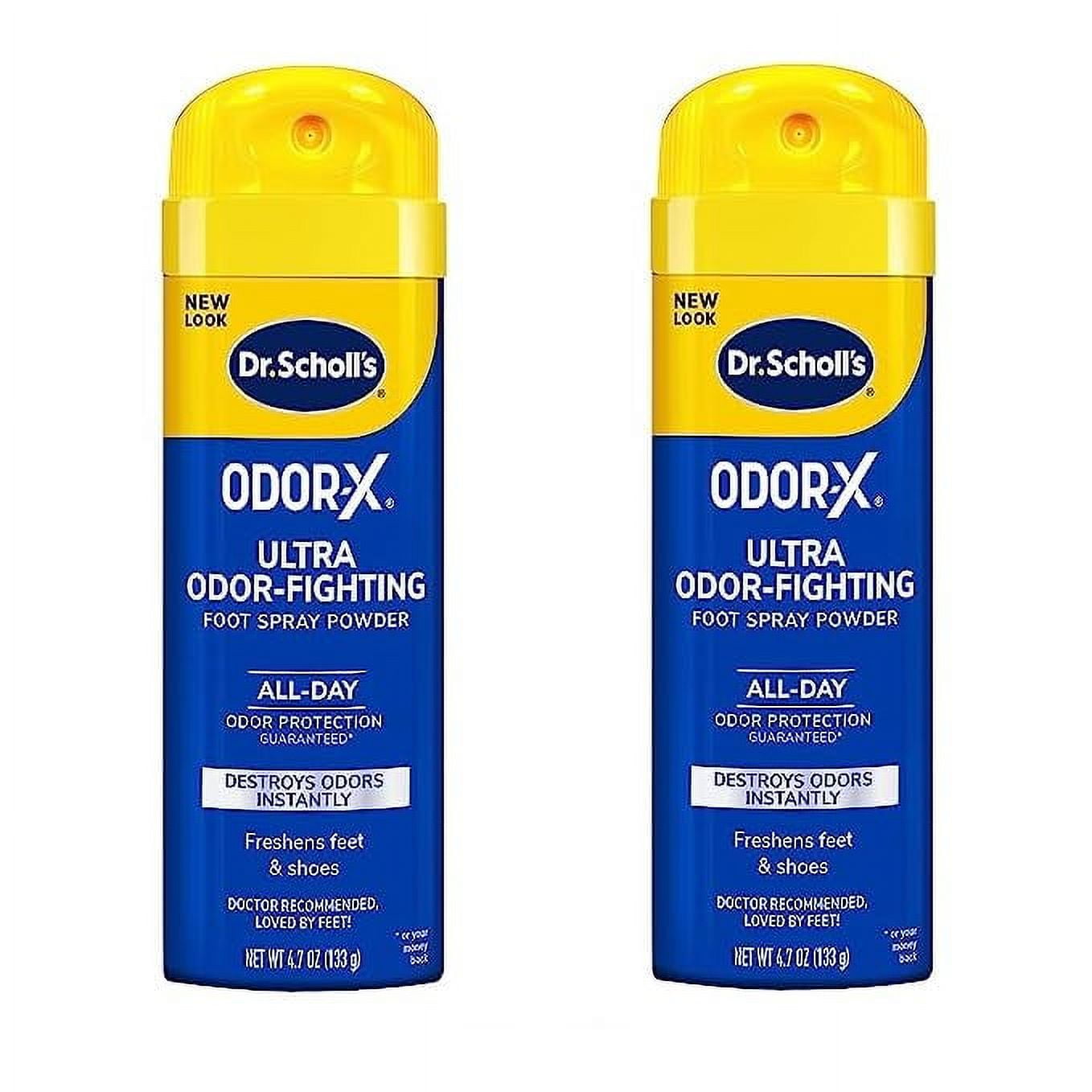 Dr. Scholl's ODOR-X ULTRA ODOR-FIGHTING SPRAY POWDER, 4.7 oz ...