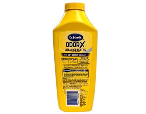 Dr. Scholl's Odor-X Odor Fighting Foot Powder 6.25 oz (Pack of 6 ...