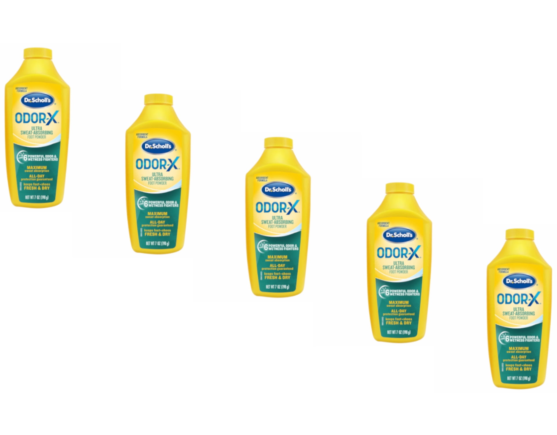 Dr. Scholl's Odor-x Anti Sweat Absorbing Foot Powder, Deodorizer ...