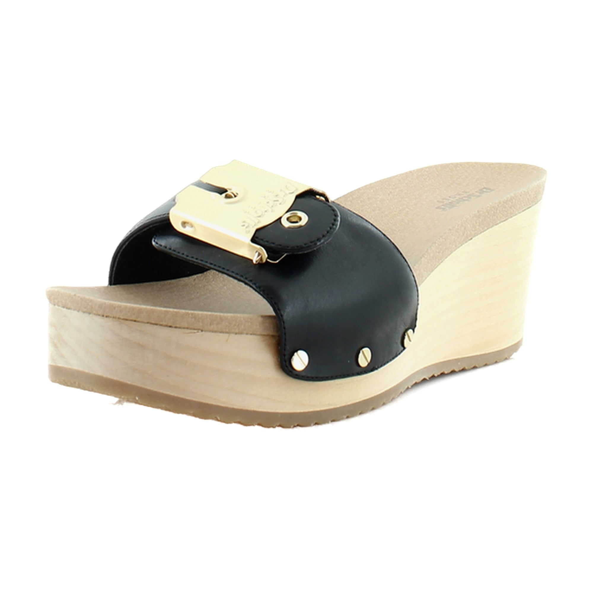 Dr. Scholl's Original Life Women's Clogs & Mules Black Leather Size 10 ...