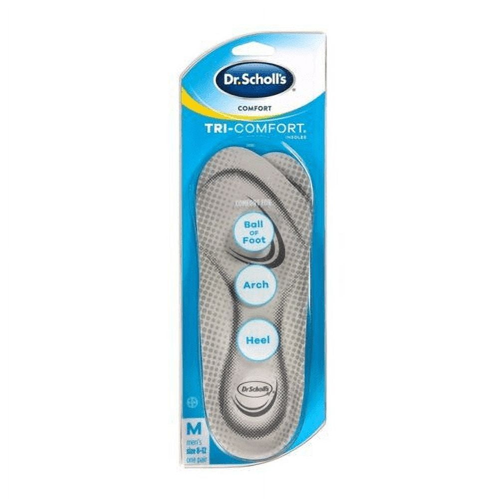 Dr. Scholl's Orthotics Tri Comfort Insole Cushioning & Arch Support, 1 ...