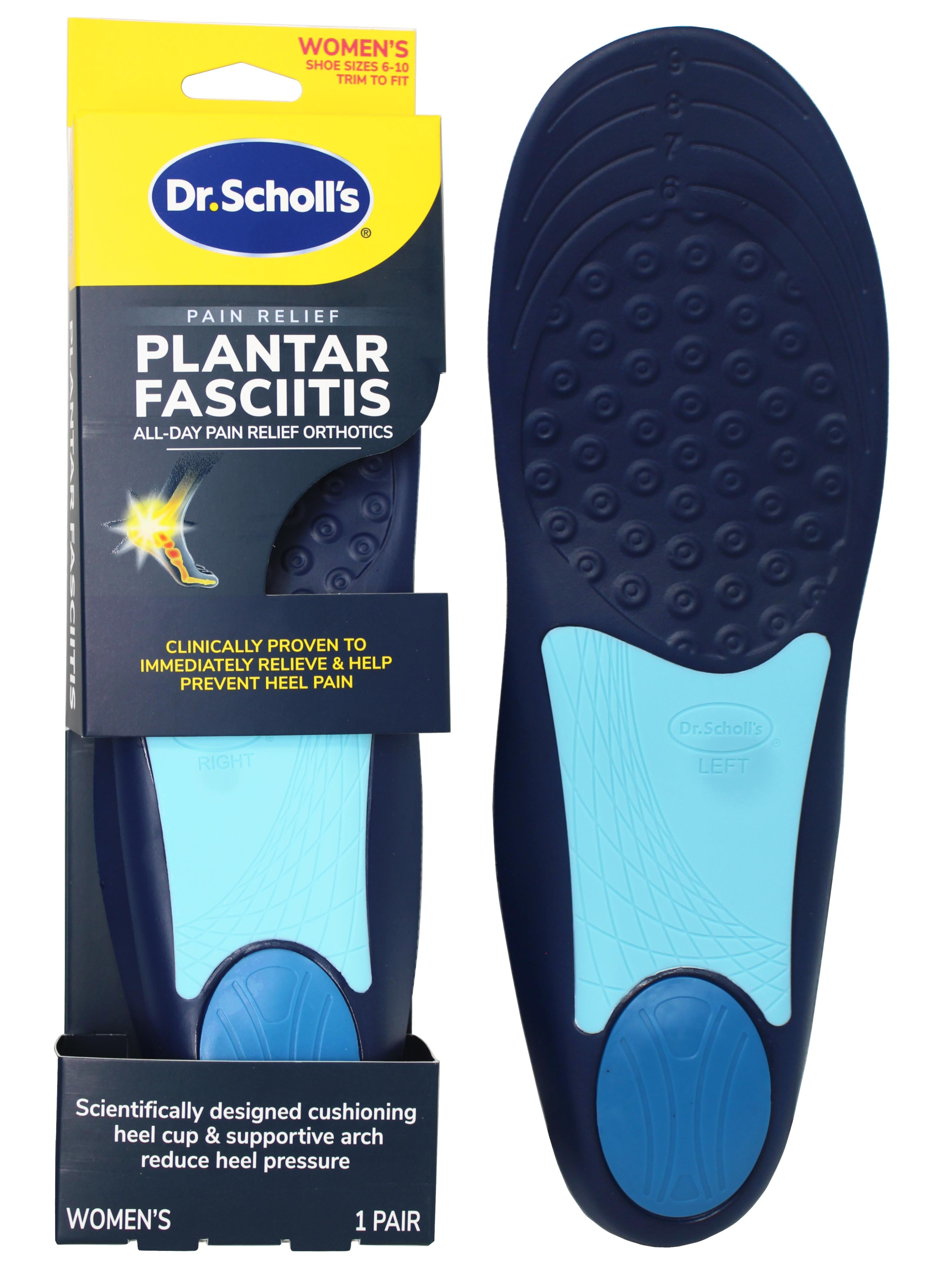 Dr. Scholl’s Plantar Fasciitis Pain Relief Orthotic Insoles ...