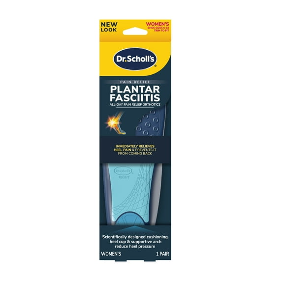 Dr. Scholl's Plantar Fasciitis Pain Relief Orthotics Inserts - Women's ...