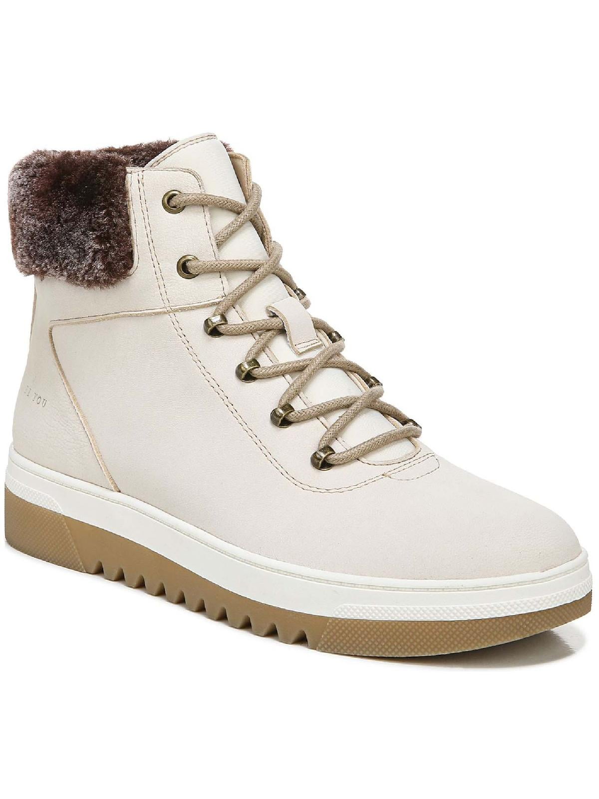 Dr. Scholl's Shoes Womens Gear Up Suede Lace up Shearling Boots ...