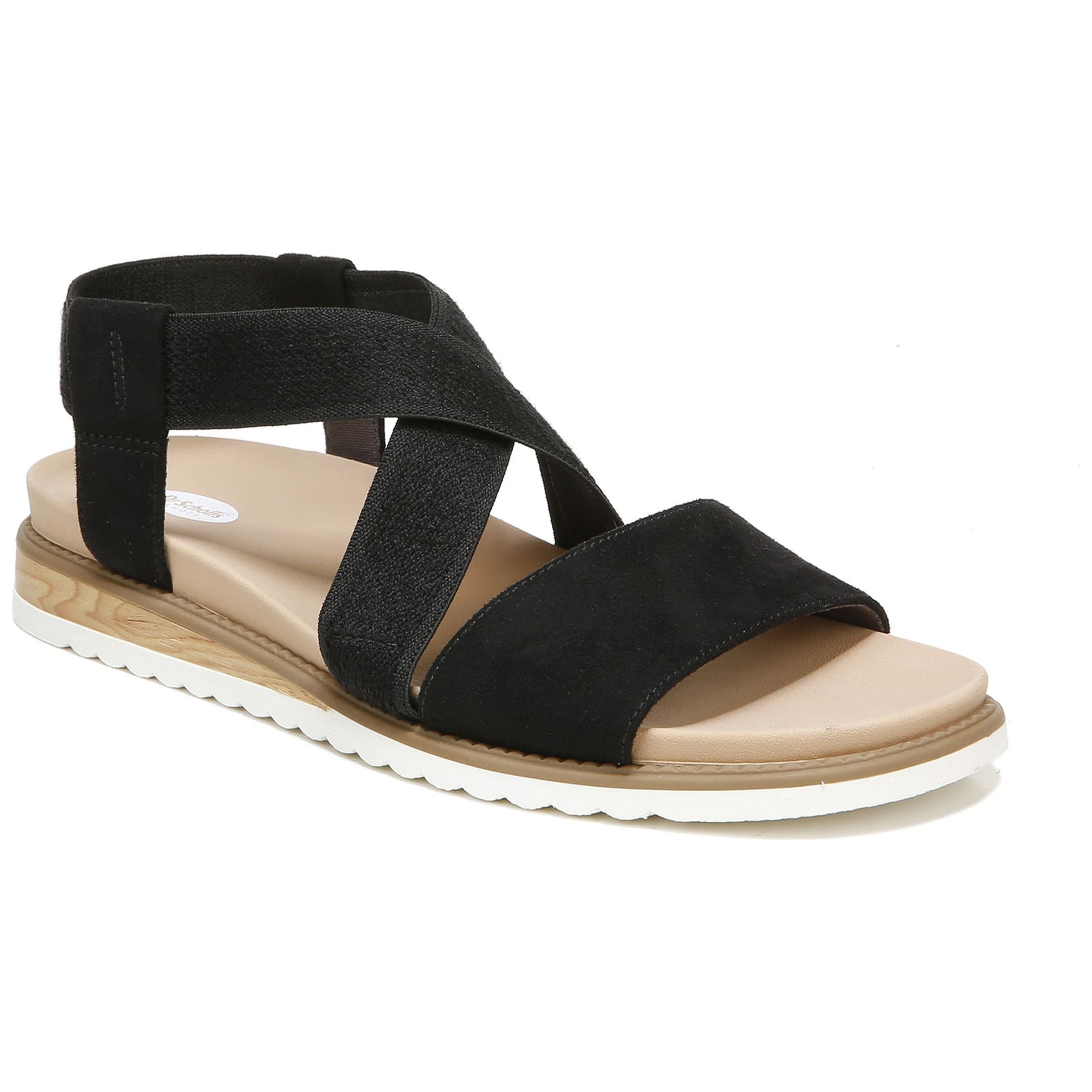 Dr. Scholl's Shoes Womens Islander Faux Suede Open Toe Slingbacks ...