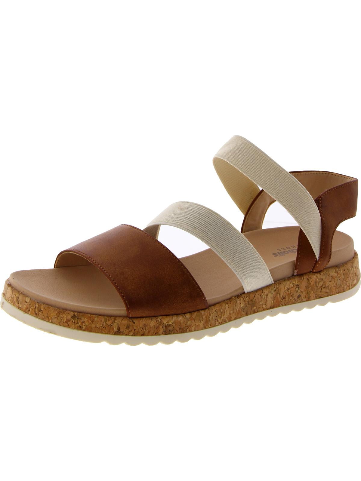 Dr. Scholl's Shoes Womens Isle Fun Mixed Media Faux Leather Slingback ...