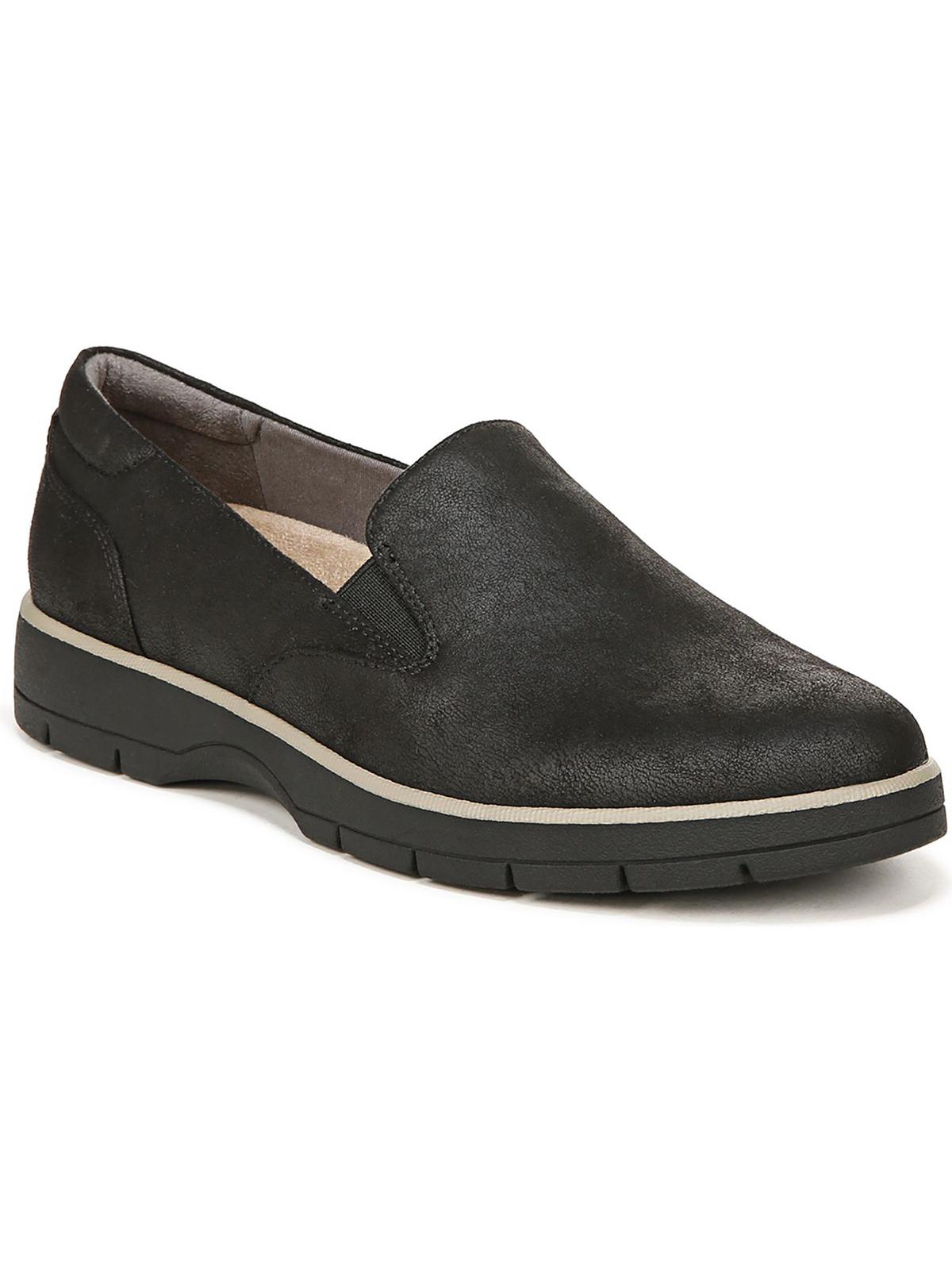 Dr. Scholl's Shoes Womens Next One Faux Suede Lugged Sole Slip-On ...