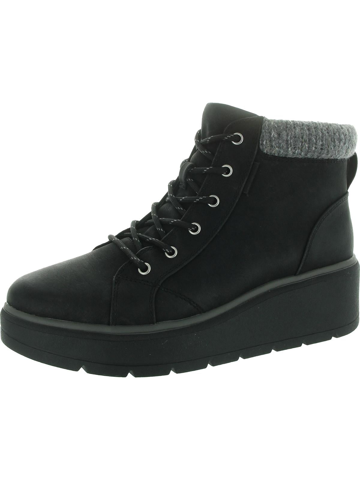 Dr. Scholl's Shoes Womens Nice Max Alp Faux Fur Lined Combat & Lace-Up ...