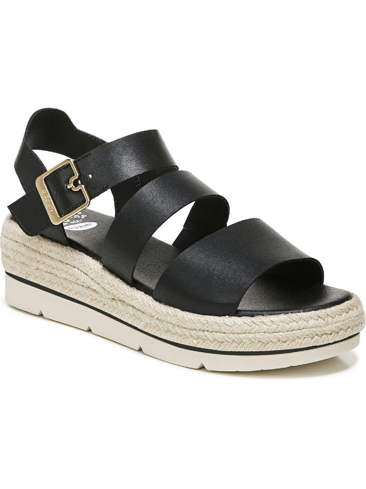 Dr. Scholl's Shoes Womens Once Twice Buckle Wedge Sandals - Walmart.com