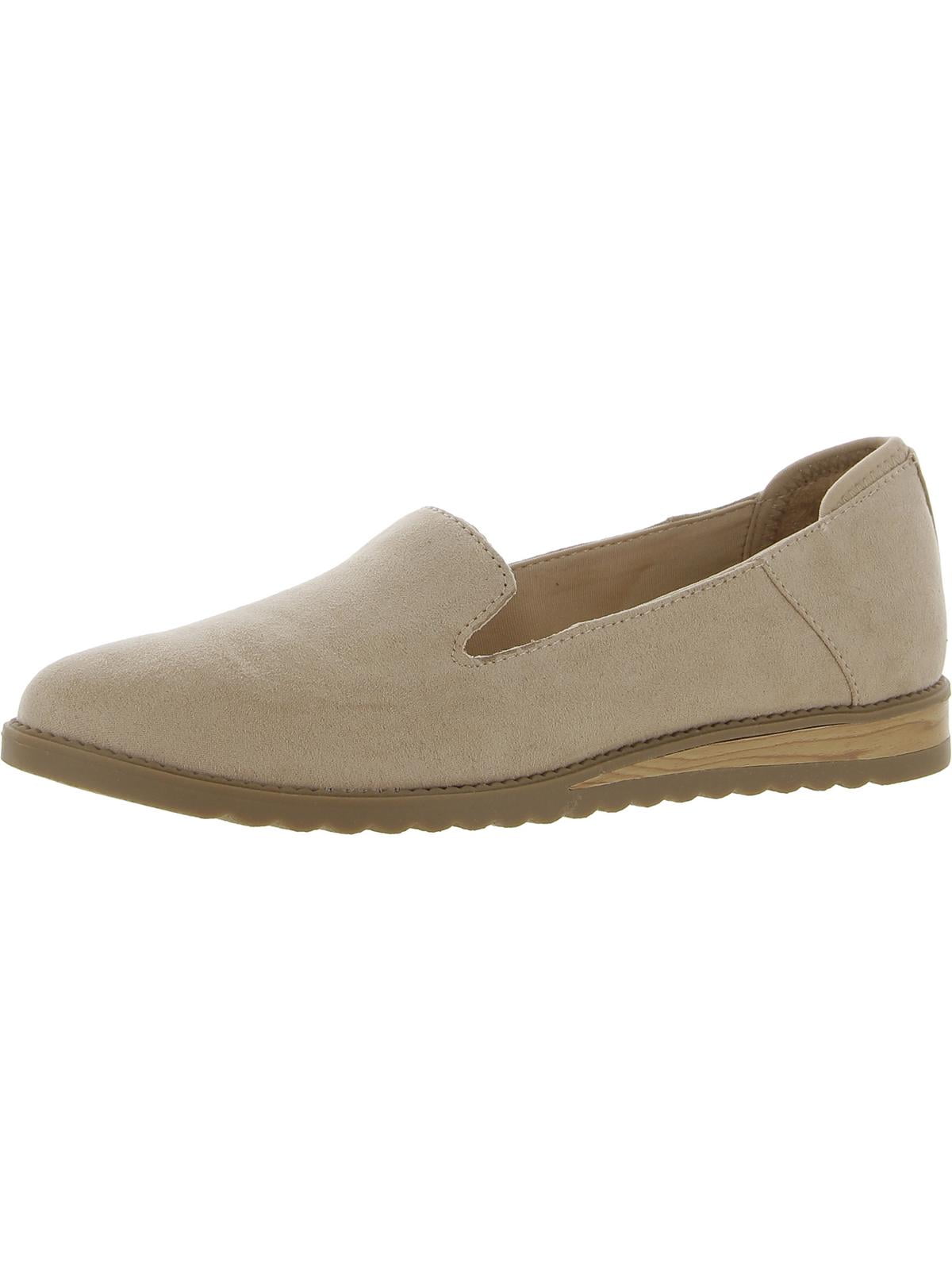 Dr. Scholl's Shoes Womens Jetset Faux Suede Slip On Loafers - Walmart.com