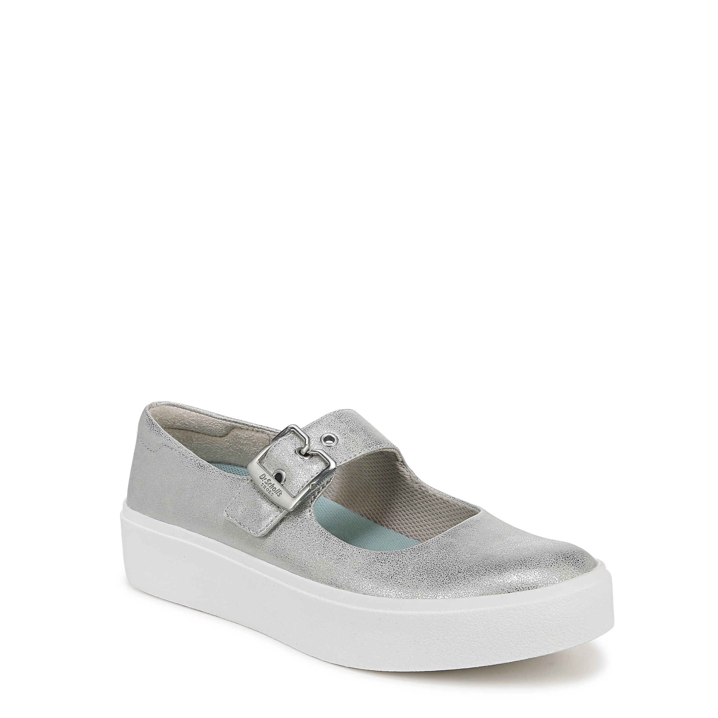 Dr. Scholl's Madison Jane Women's Flats Silver Size 11 M - Walmart.com