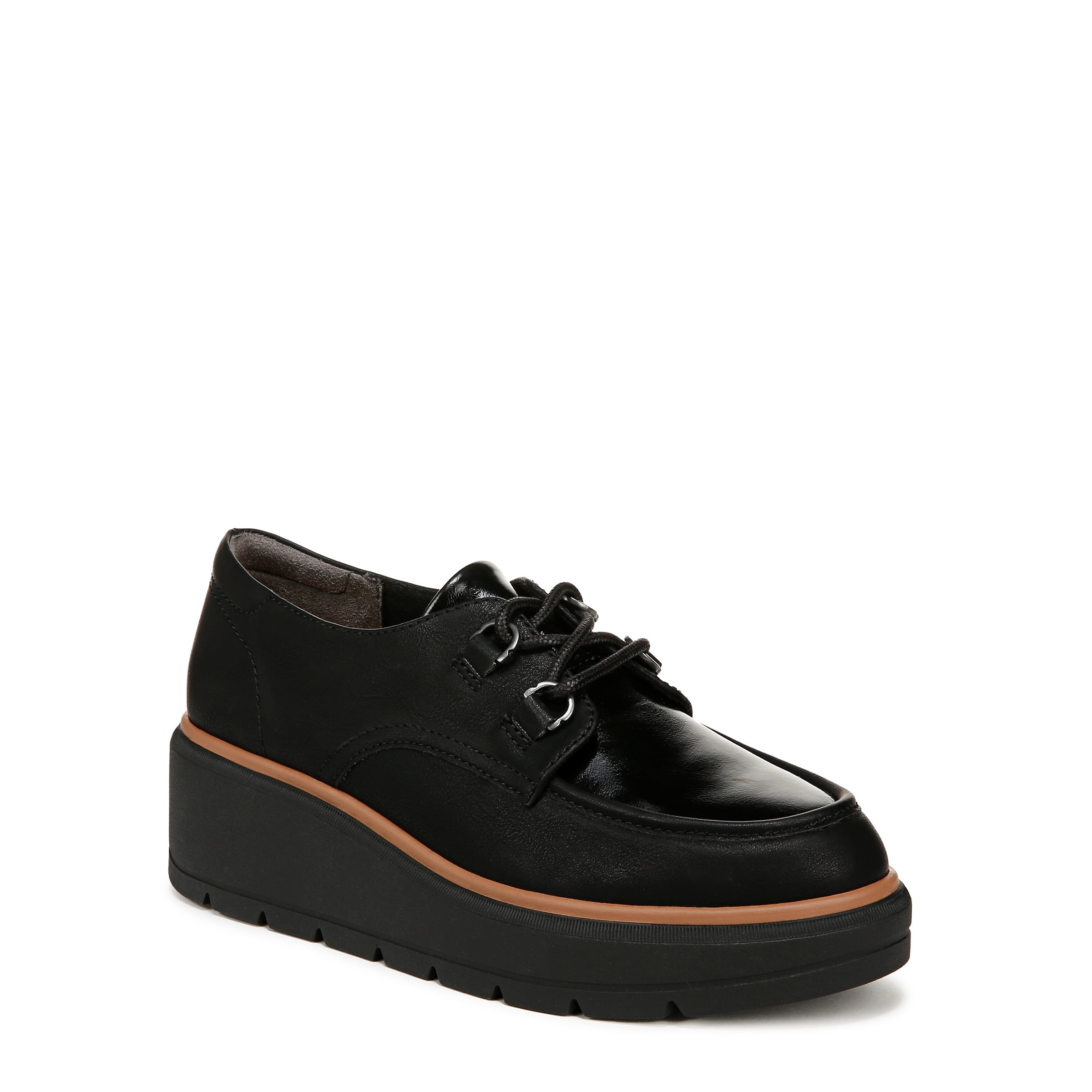 Dr. Scholl's Womens Nice Day Max Oxford Black 9 M - Walmart.com