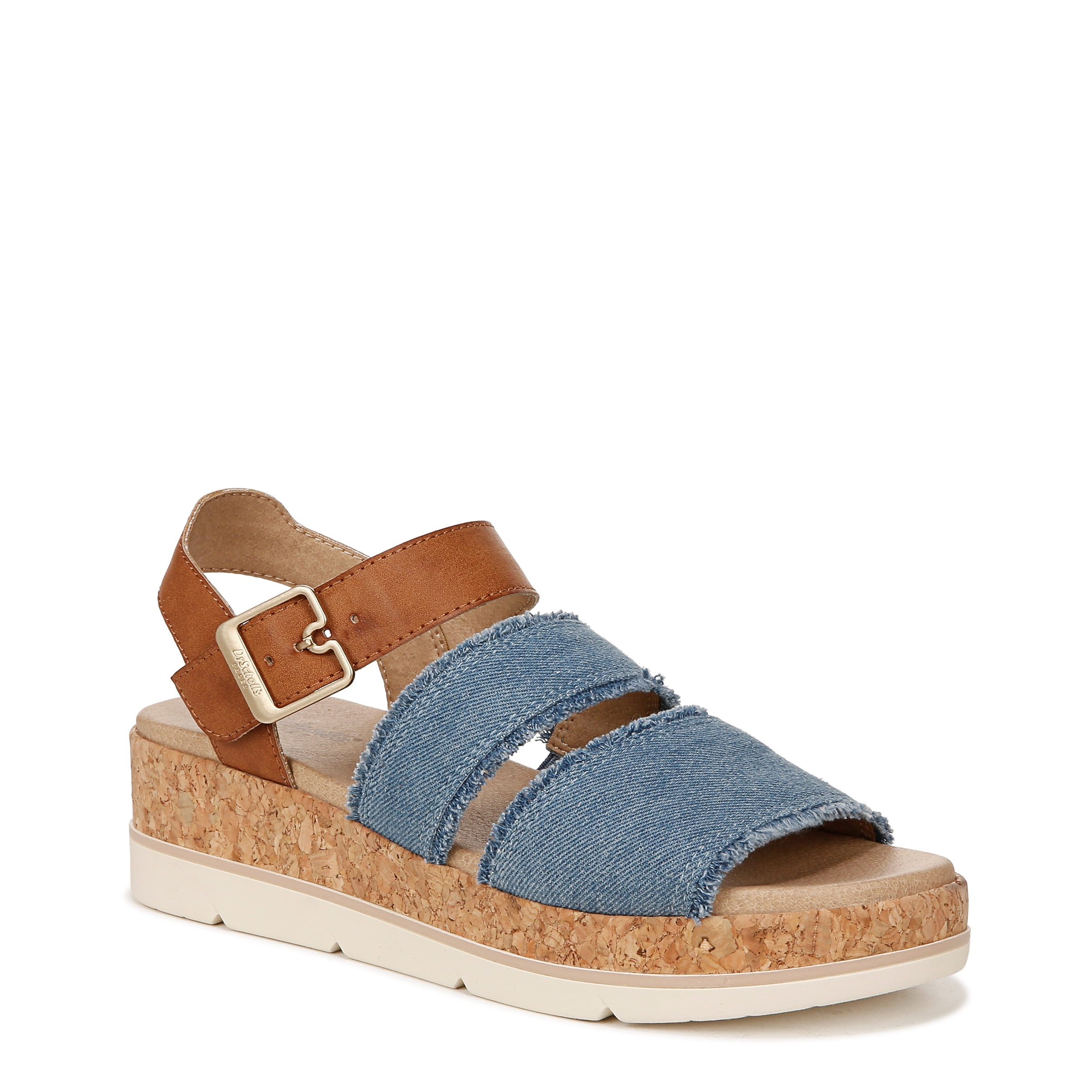 Dr. Scholl's Womens Once Twice Ankle Strap Sandal - Walmart.com