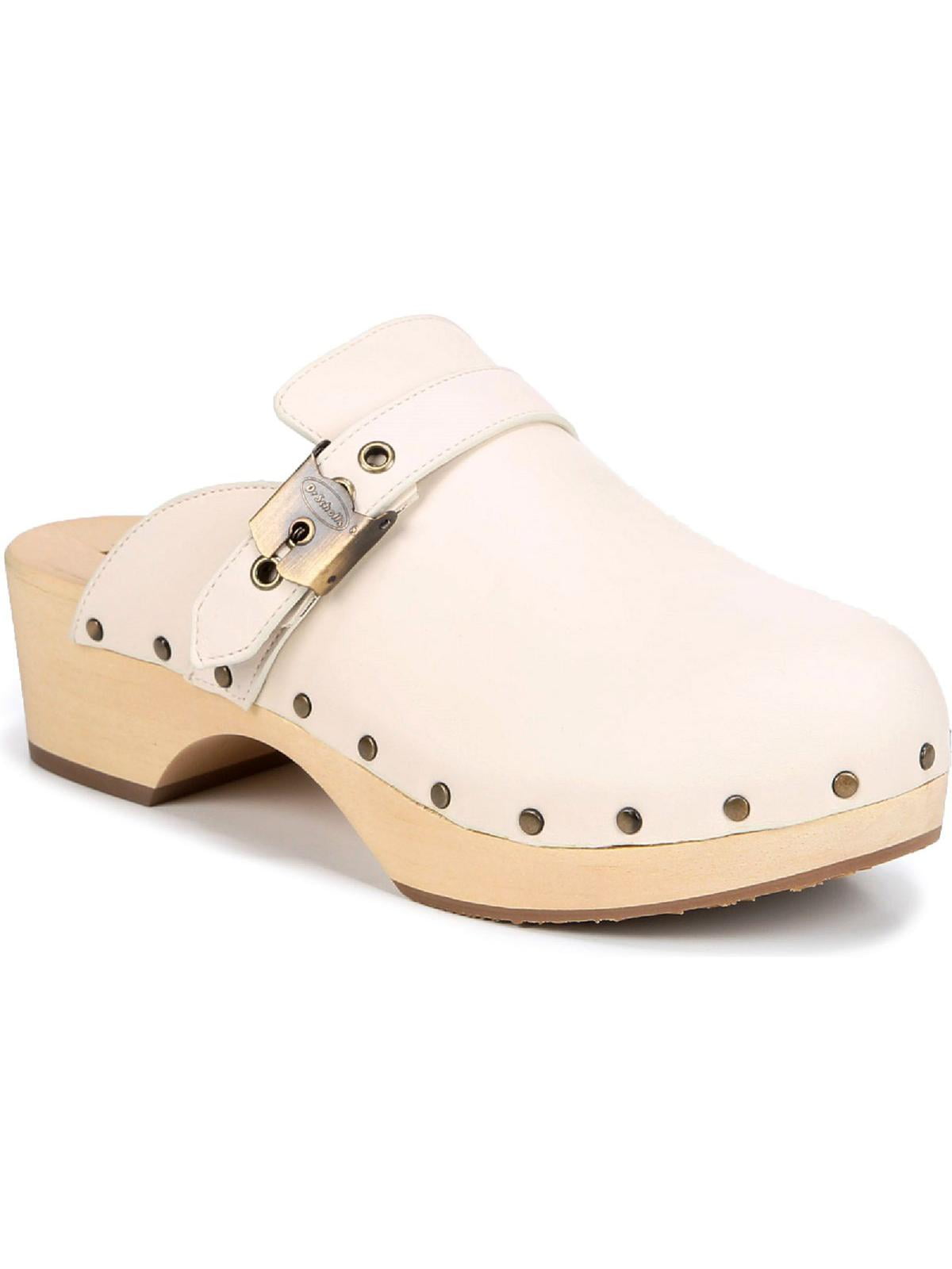 Dr. Scholl's Womens Original Clog Leather Slip On Clogs - Walmart.com